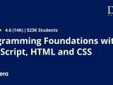 Programming Foundations With Javascript Html And Css Coursya