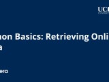 Python Basics Retrieving Online Data Coursya