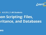 Python Scripting Files Inheritance And Databases Coursya