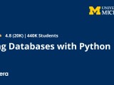 Using Databases With Python Coursya