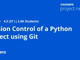 Version Control Of A Python Project Using Git Coursya