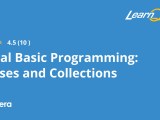 Visual Basic Programming Classes And Collections Coursya