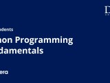 Python Programming Fundamentals Coursya