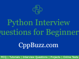 Python Objective Questions For Beginners Set 1