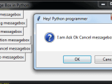 Python Tkinter Messagebox Example