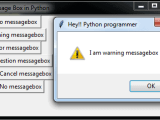 Python Tkinter Messagebox Example