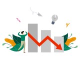 Business Profit Loss Decrease Vector Graphic By Lartestudio Creative