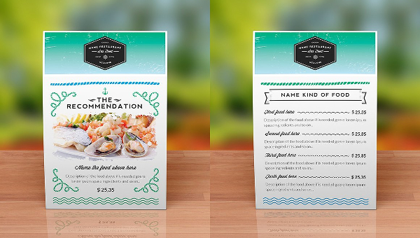 Seafood Menu Template - 21+ Free & Premium Download