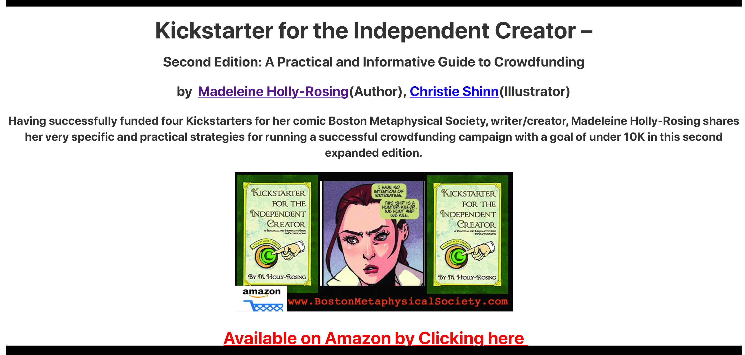 Now on KICKSTARTER BANZAI GIRL Graphic Novel Volume 2 by Jinky Coronado ...