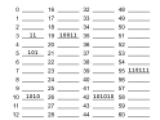 Counting In Binary
