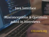 Java Program Using Interface Important Points