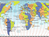 World Time Zone Map