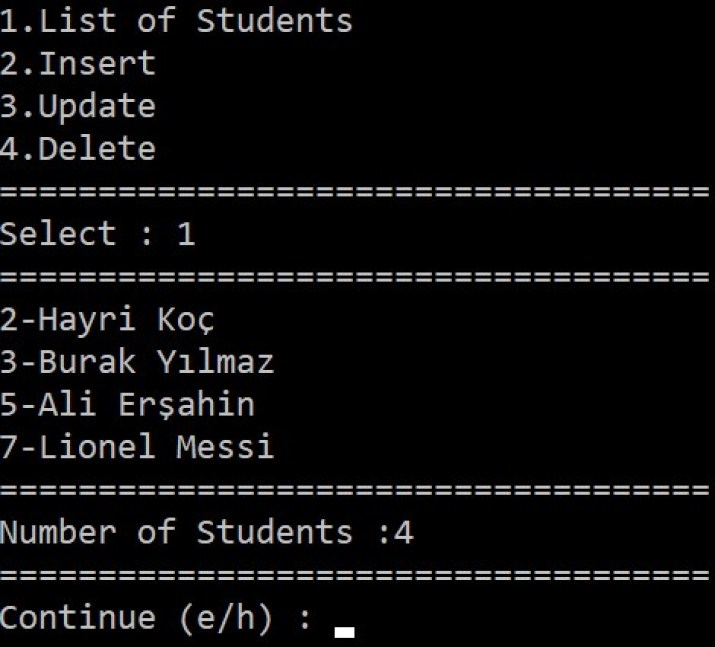 Connect Ms Access Database To C Console Application Select Insert Update Delete Programming