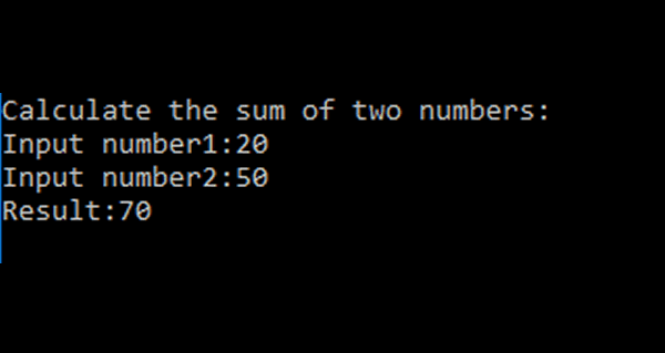 Add Two Numbers In C Programming Pseudocode Example C Programming Example 3286