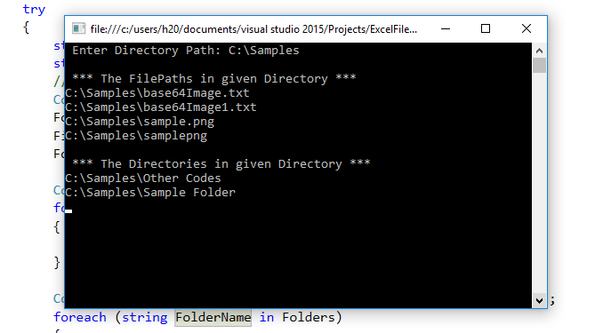 C Get All Filenames In Directory Programming Pseudocode Example C 1305