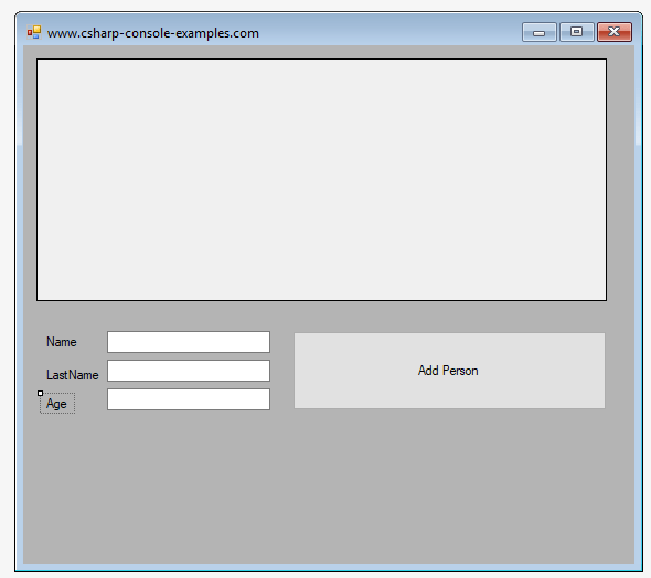 C Datagridview Add Text From Textbox To Datagridview On Button Click Programming
