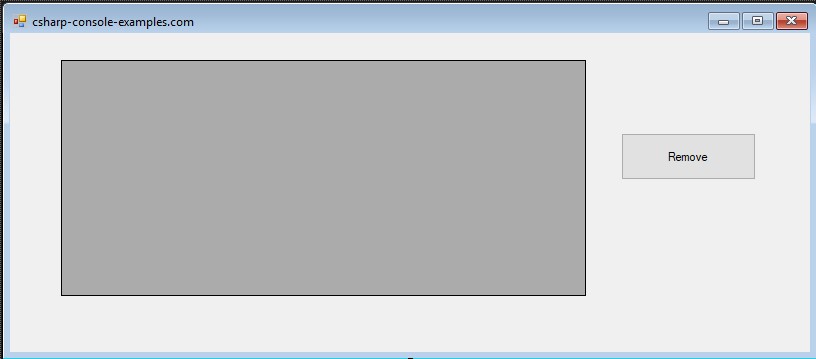 Remove Selected Row From Datagridview In C Programming Pseudocode Example C Programming 7796