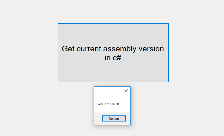 Get Current Assembly Version In C Programming Pseudocode Example
