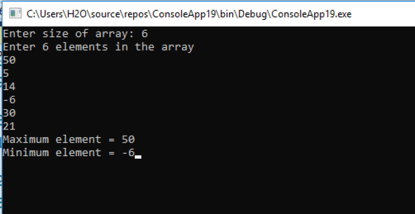 C Array Exercises Programming Pseudocode Example C Programming Example