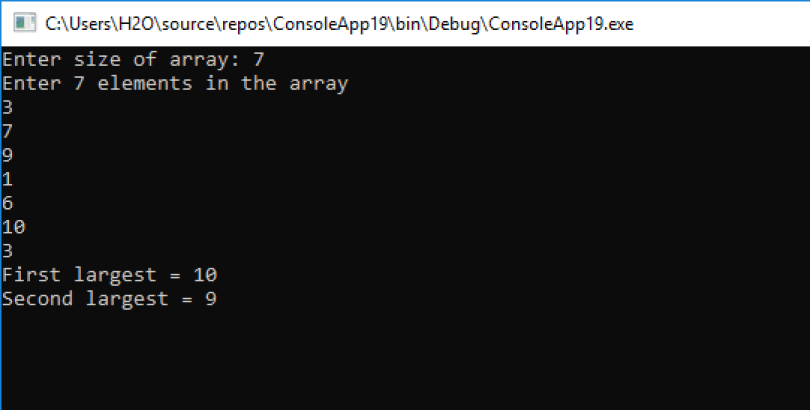 C Array Exercises Programming Pseudocode Example C Programming Example