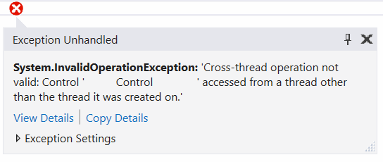 Cross Thread Operation Not Valid In C Error Solved Programming Pseudocode Example C
