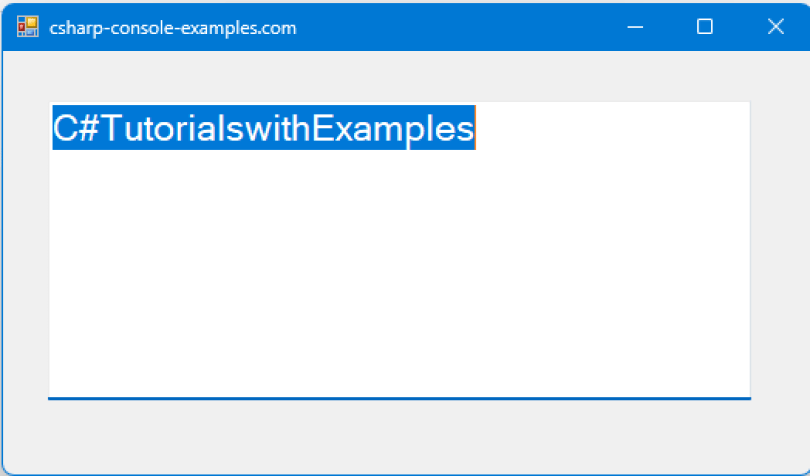 How To Add Newline In A Textbox Control In C Programming Pseudocode Example C Programming