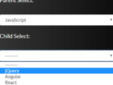 Pure Javascript Cascading Dropdown Library Cascadinglists Css Script