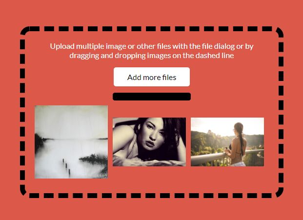 Drag And Drop File Uploader In Vanilla Javascript Css Script