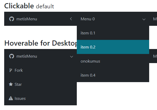 Menu & Navigation - CSS Script