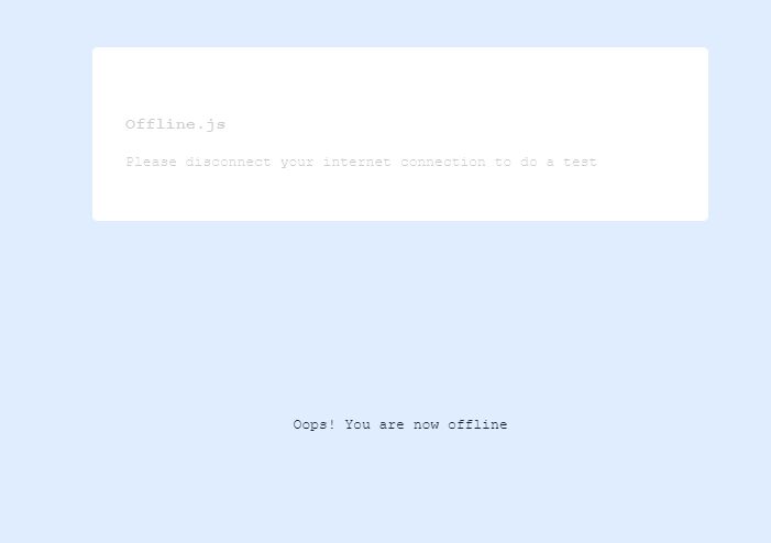 Best Free offline In JavaScript & CSS - CSS Script