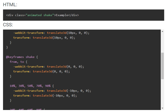 Animate.css CSS Animation Snippets Generator - Animatopy | CSS Script