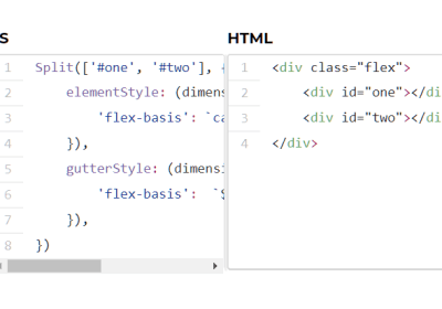 Best Free split layout In JavaScript & CSS - CSS Script