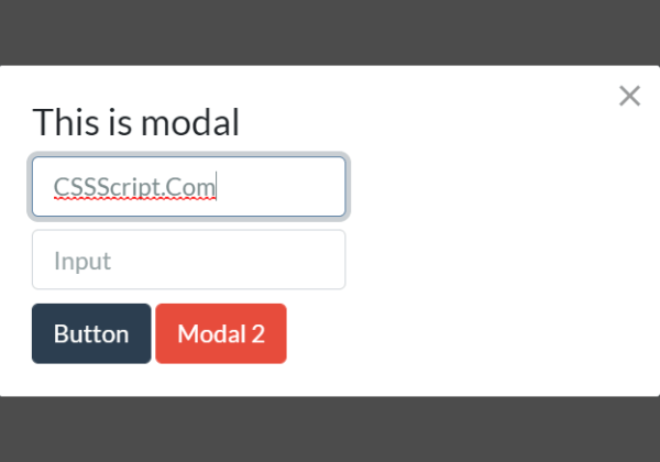 Modal & Popup - CSS Script