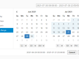 User Friendly Datetime Range Picker With Predefined Date Ranges Css