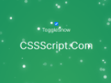 Configurable Snow Falling Effects In Javascript Snow Js Css Script