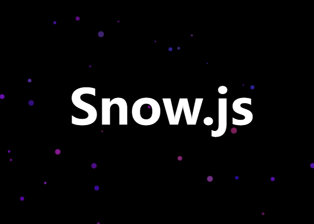 Colorful Snowfall Effect In Javascript Snowjs Css Script 2249