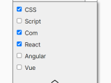 Seo Friendly Multip Select Dropdown Component Multi Checkbox Css Script