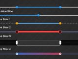 Lightweight Fast Custom Range Slider Input With Javascript Css Script
