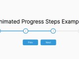 Animated Progress Steps In Vanilla Javascript Css Script