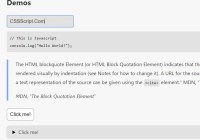 CSS & CSS3 - CSS Script
