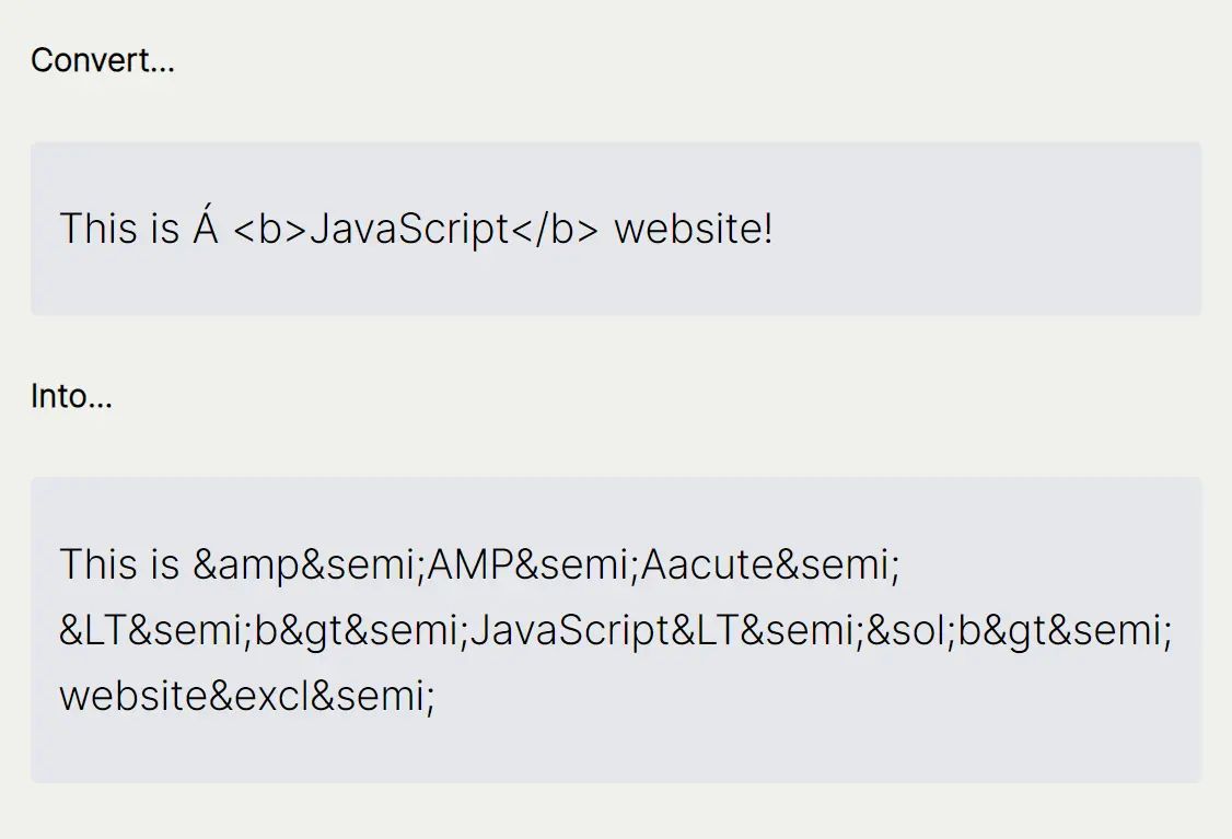 Encode & Decode HTML Entities With htmled.js Library | CSS Script
