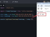 Tiny Js Library For Human Readable Timestamps Little Timestamp Css