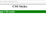 Inline Style