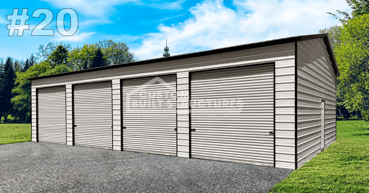 Free Standing Lean-Tos - Custom Built Structures, Inc.