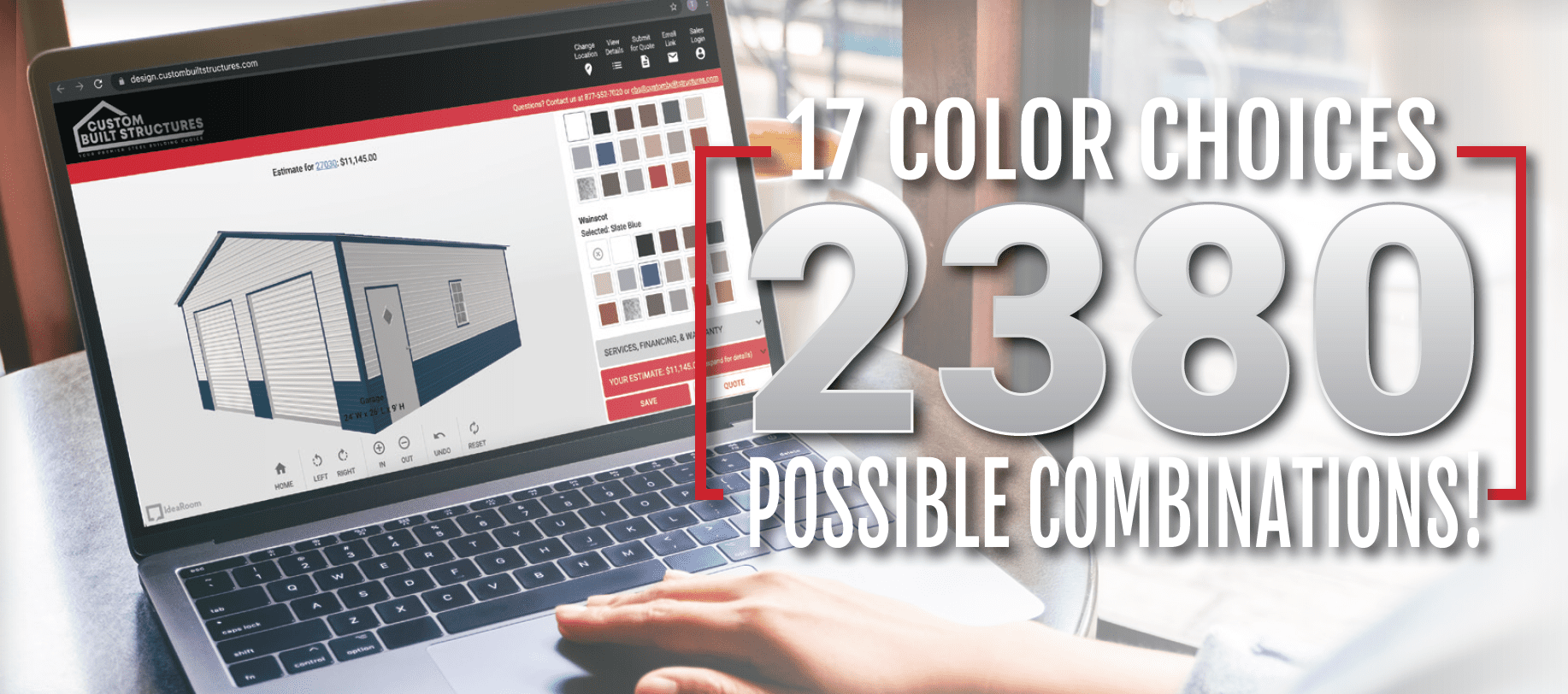 Color Options - Custom Built Structures, Inc.