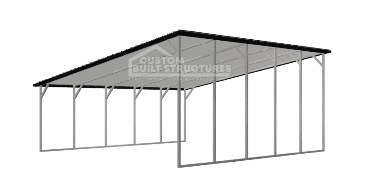 Free Standing Lean-Tos - Custom Built Structures, Inc.