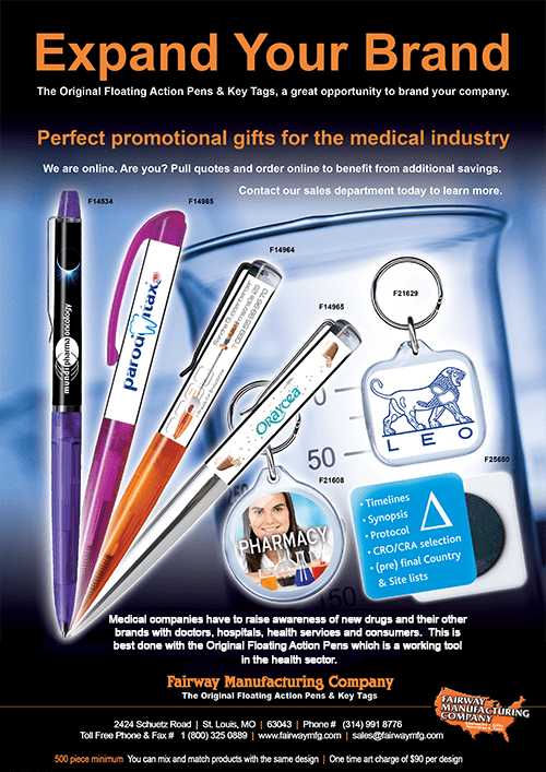 Pharmaceutical Promotional Floaty Pens - Custom Floaty Pens