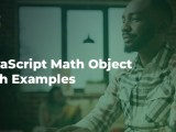 Javascript Math Object With Examples