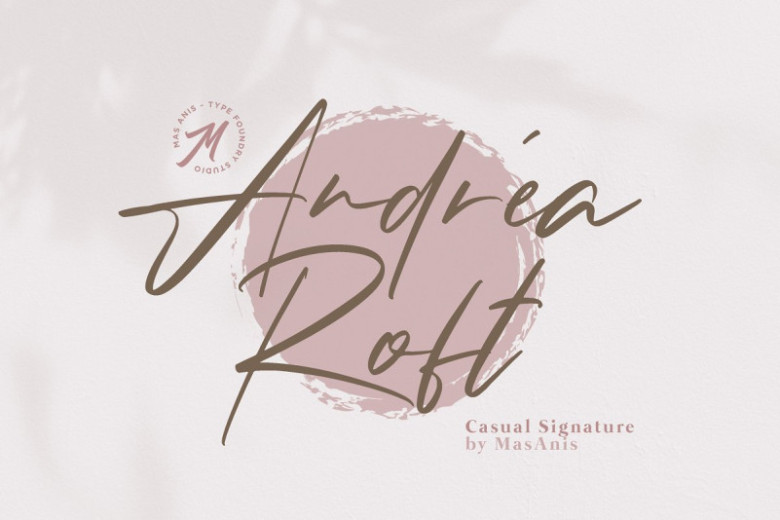 Andrea Roft Script Font - Dafont Free