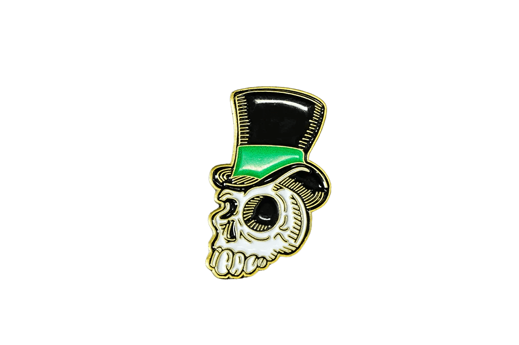 Dapper Cadaver Enamel Pin Dapper Cadaver Props